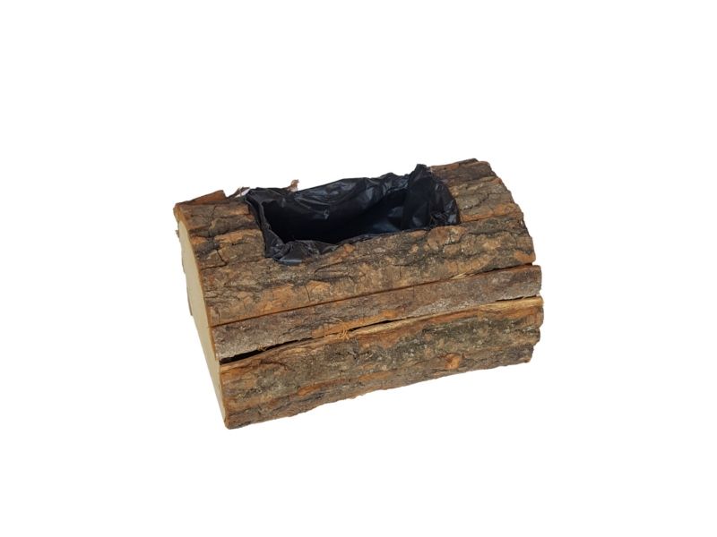 Cos lemn natur tip buturuga pentru aranjamente florale 34816 | Celoplast