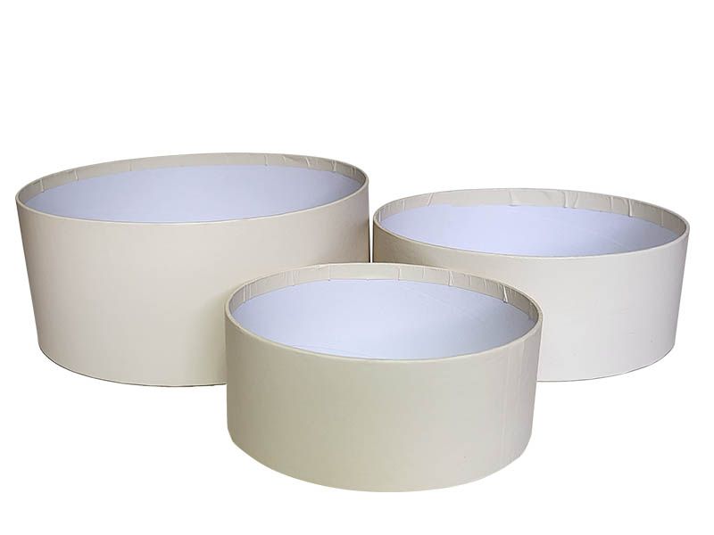 44951 Cutii rotunde color fara capac pentru aranjamente florale