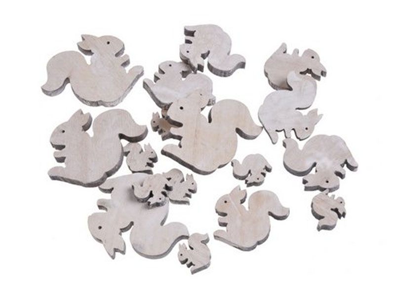 44215 Set 18 veverite lemn | Celoplast
