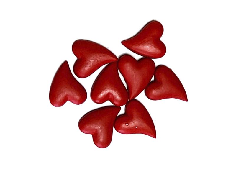 499396 Inimioare color pentru aranjamente florale set 8 buc