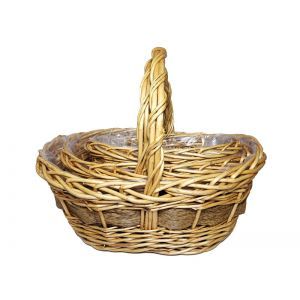 Cosuri pentru flori, gama extinsa de cosuri impletite, cos de nuiele ...